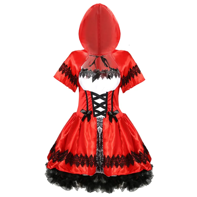 Gothic Red Riding Hood Adult Costume | Incredible Jacket