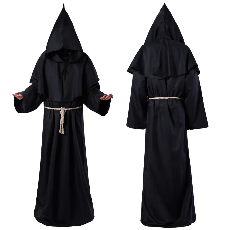 Halloween Medieval Friar Wizard Costume | Incredible Jacket