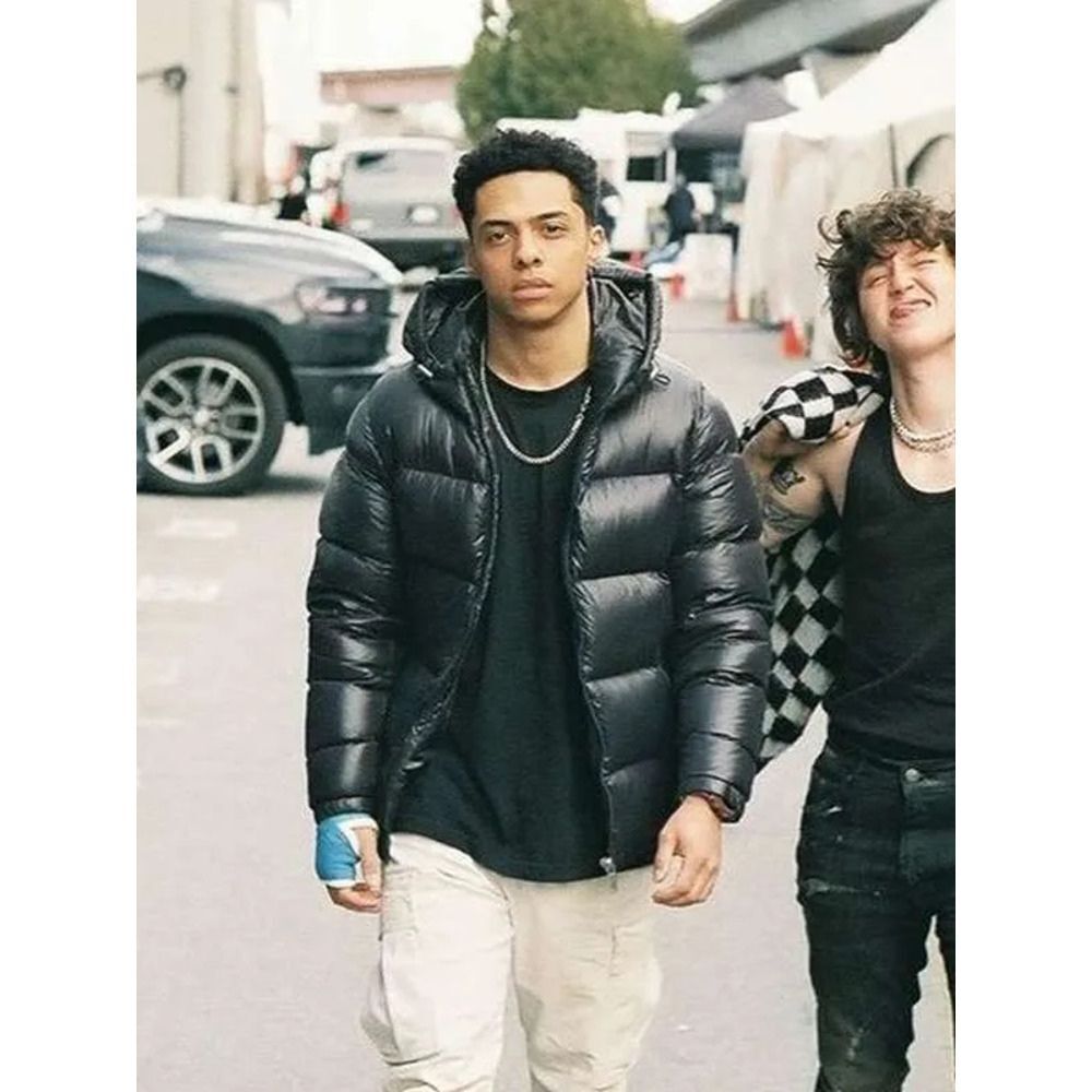Isaiah Goosebumps S01 Black Puffer Jacket | IJ