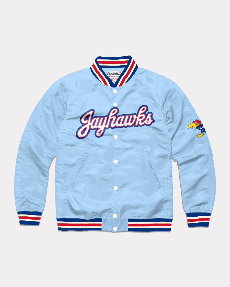 Jayhawks Script Varsity Jacket